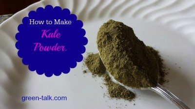How to Make Kale Powder. Good for Your Health and Save